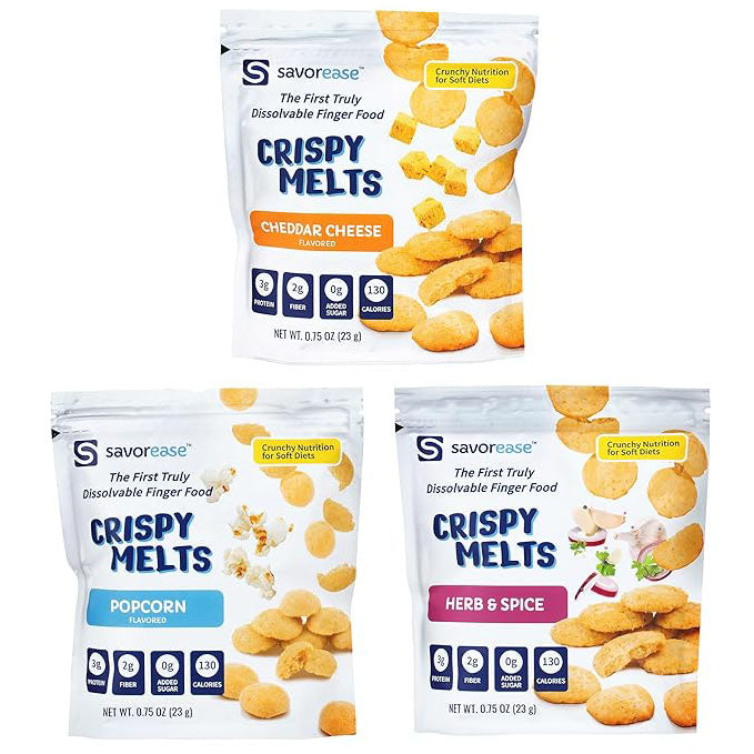 Dysphagia Puree Diet Snacks | Savorease Crispy Melts – Savorease ...